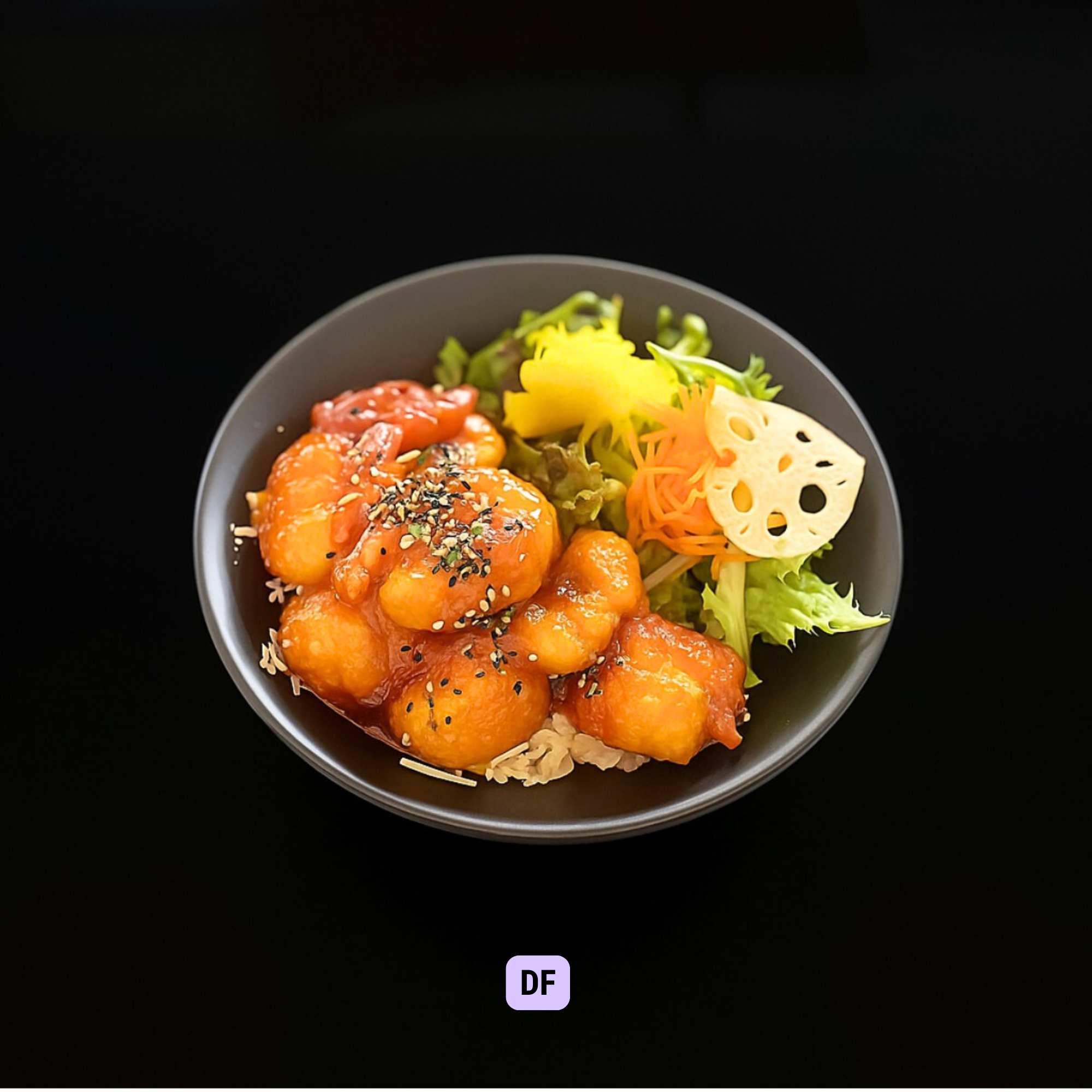 Pan Fried Sweet Sour Prawn Donburi | Yurica Japanese Kitchen North Sydney