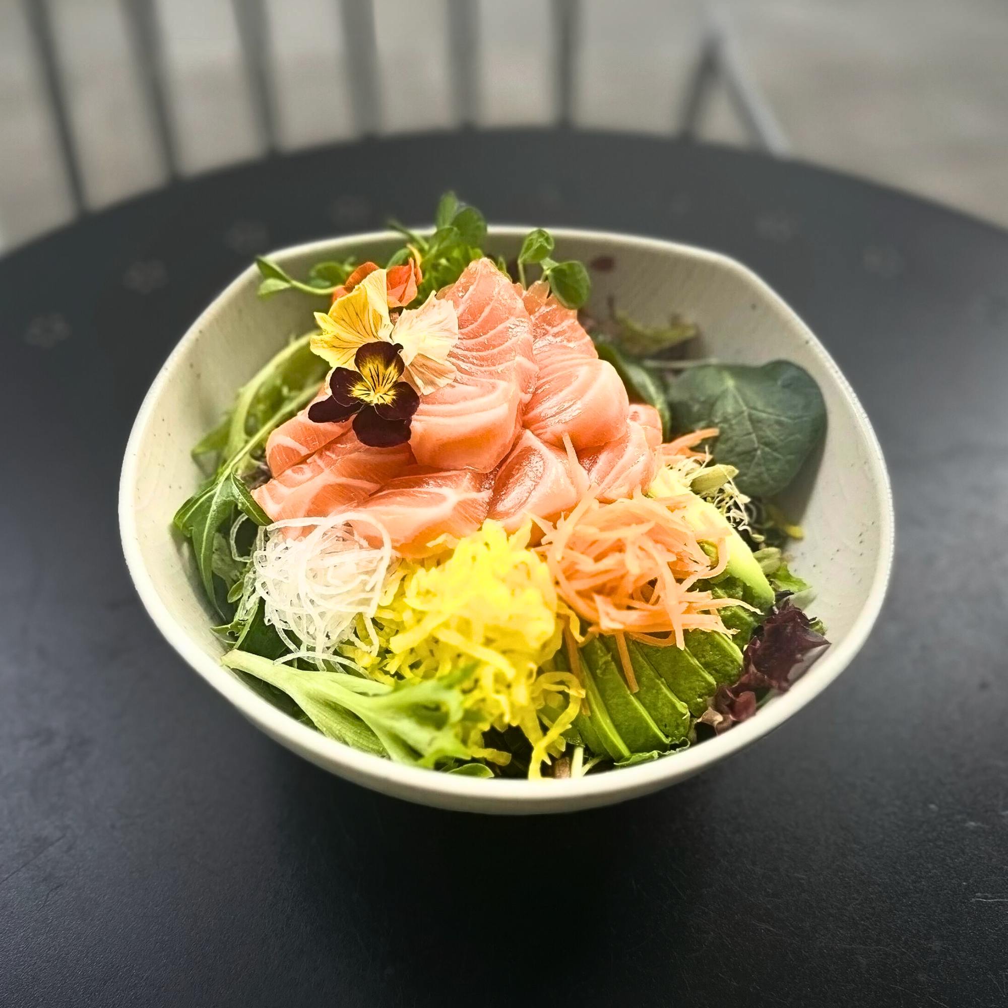 Salmon Sashimi Donburi | Yurica Japanese Kitchen Macquarie Park