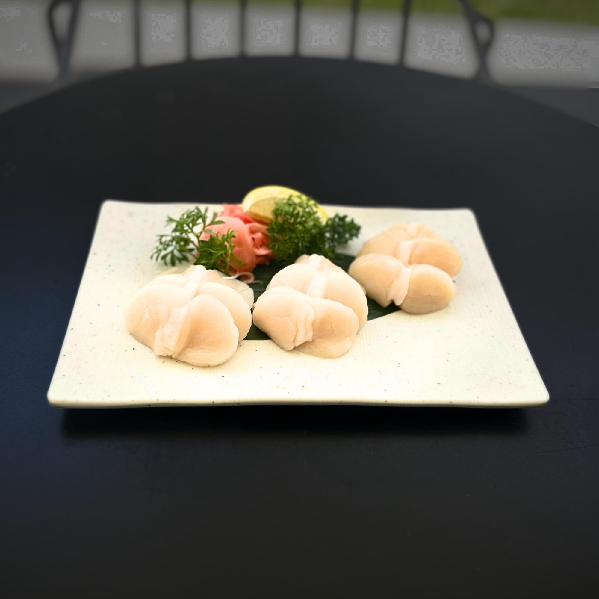 Scallop Sashimi (9 pcs) | Yurica Japanese Kitchen Macquarie Park
